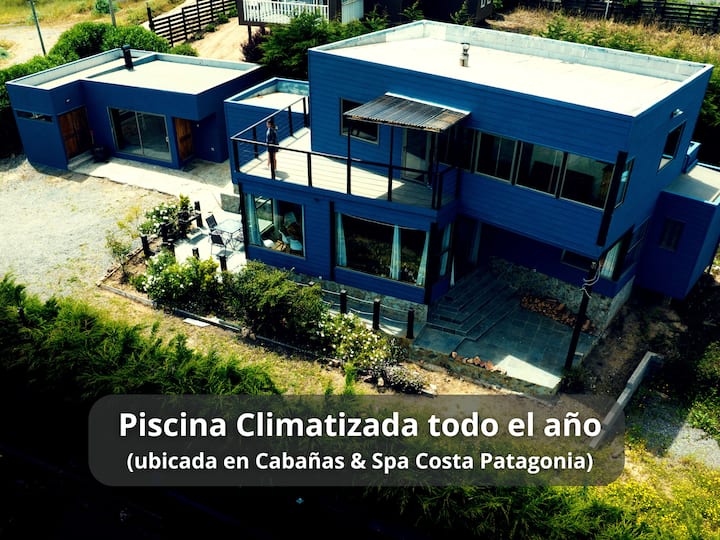Casa Con Vista Al Mar + Piscina Climatizada. 8 Pax - Pichilemu