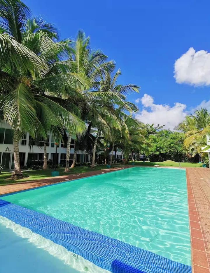Apartment W/ Balcony + Pool | Playa Bibijagua - Punta Cana