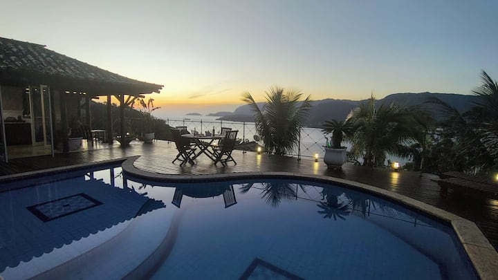 Casa Premium Com Piscina, Vista Mar E Por Do Sol - Ilhabela