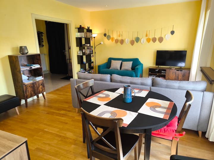 Appart Familial Cosy, Lumineux, Calme Avec Parking - Lyon