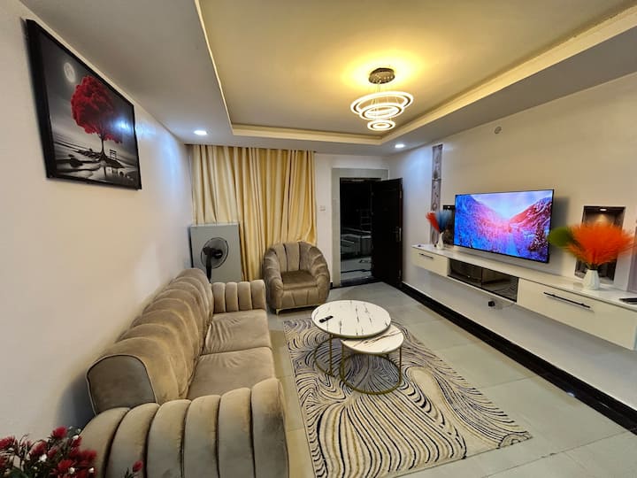 Lux Apt Gra Ikeja,1bedroom&parlor, 24h Lt/wifi/stv - Lagos
