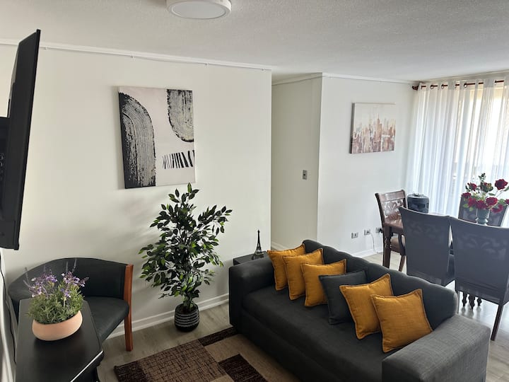 Departamento En La Playa Muy Cómodo Y Hermoso - Quintero