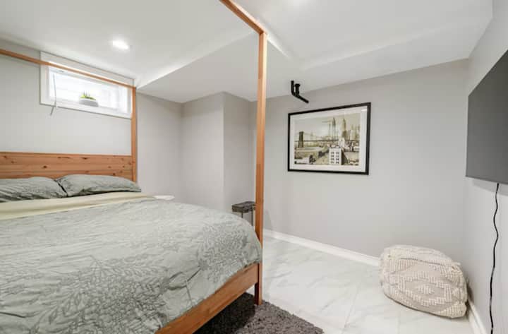 Cozy Lower-level Apt 25 Min To Manhattan - Edgewater, NJ