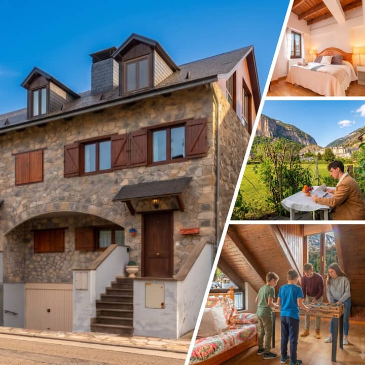 Casa Escarrilla | 7 Pers. | Viws&relax | Game Room - Sallent de Gállego