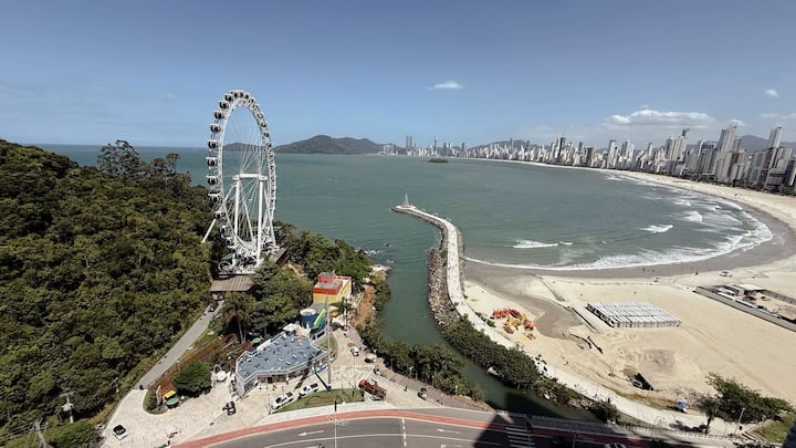 Vista Mar E Roda Gigante Studio Confortável +Vaga - Brazilië
