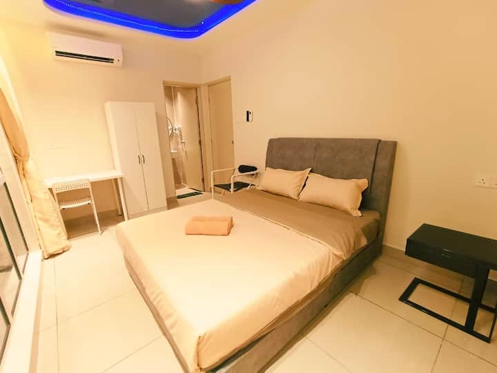 Kulai Ioi Mall Apt 2br4pax Near Jpo/aeon/airport - Senai