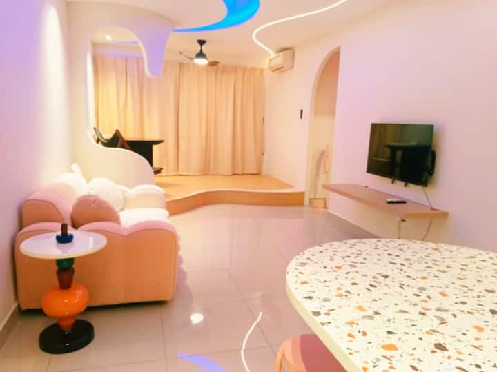 Romantic Couple Suite@kulai Apt 2br 6pax Near Jpo - Kulai