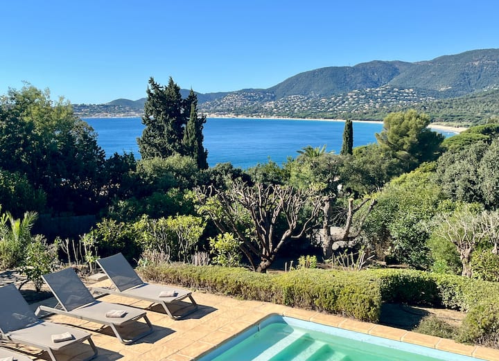 Villa Doufer, Vue Mer, à 100m De La Plage, 8 Pers - La Croix-Valmer