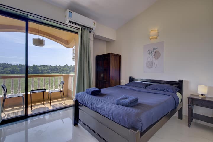 Cassi's 1bhk W Pool In Orlim | 10 Min To Beach - Goa