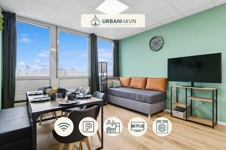 Urban Havn - 3br-apartment Für Bis Zu 7 Personen - フランクフルト
