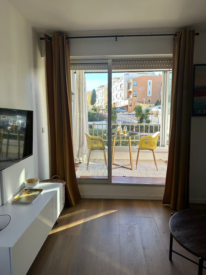 L'escapade, Studio Cosy Avec Loggia - Agde
