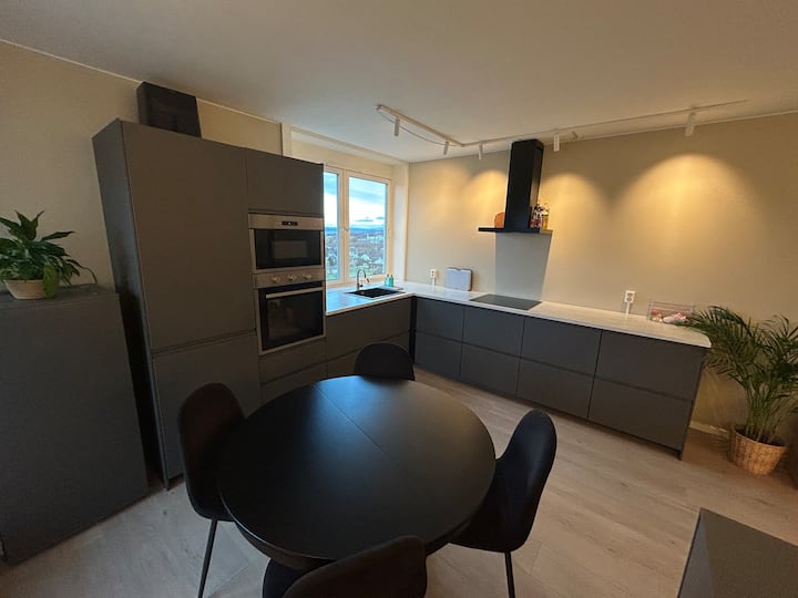 Moderne Leilighet M/ Utsikt Og God Bussforbindelse - 트론헤임