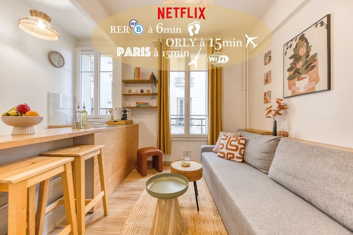 Le Nid Ambré, Apaisant 15min Paris - Cachan