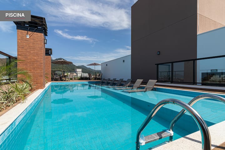 Apto Novo Itaguá - Boa Localização + Piscina - Ubatuba