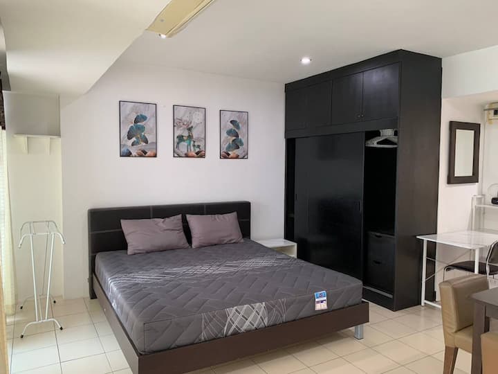 40 Sqm Homy Apt W/comfy Bed & Fully Fitted Kitchen - 치앙마이