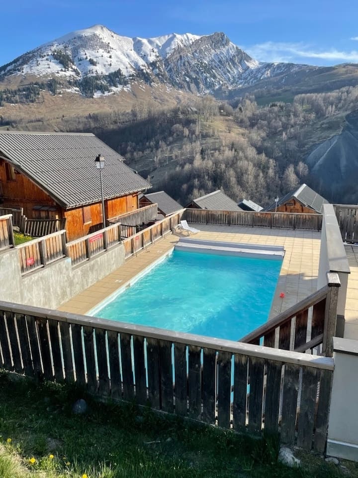 Appartement 6 Personnes – Piscine Chauffée - Saint-Jean-d'Arves