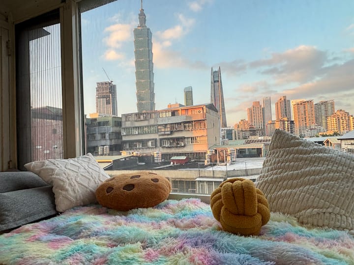 台北信義區欣賞跨年煙火的最佳公寓@台北101景觀二房 - Da’an District