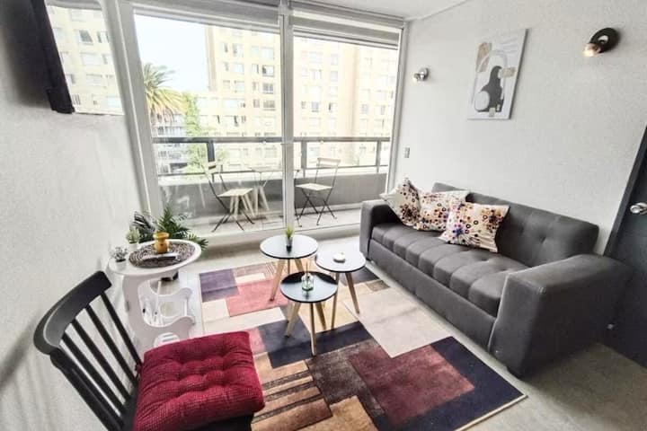 Moderno Departamento 2 Dorm. En Santiago - Chile