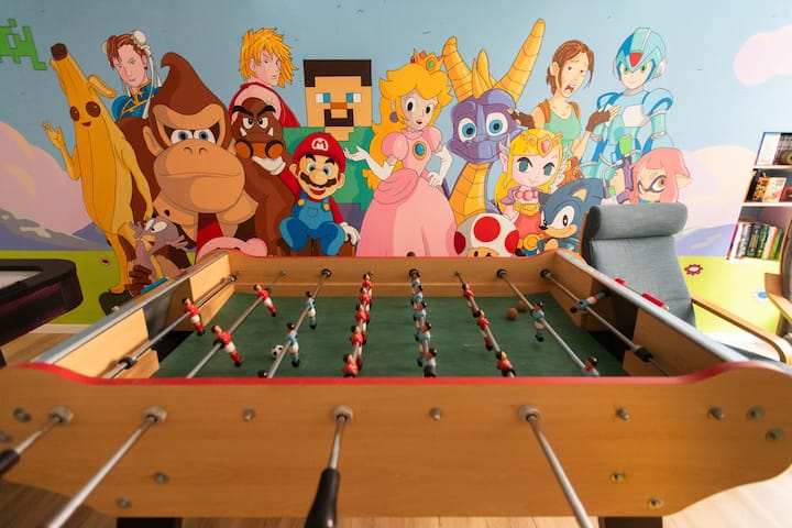 Arcade & Gaming Gite 4 Suites / 3 Salles De Jeux - Draguignan