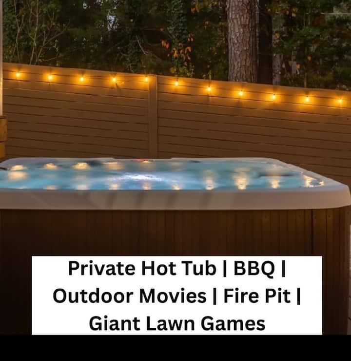 Near Downtown Raleigh•hot Tub•fire Pit•bbq•games - Raleigh, NC