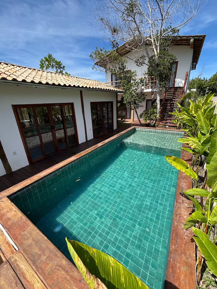 Casa Em Trancoso Com 4 Suítes Em Condomínio - Trancoso