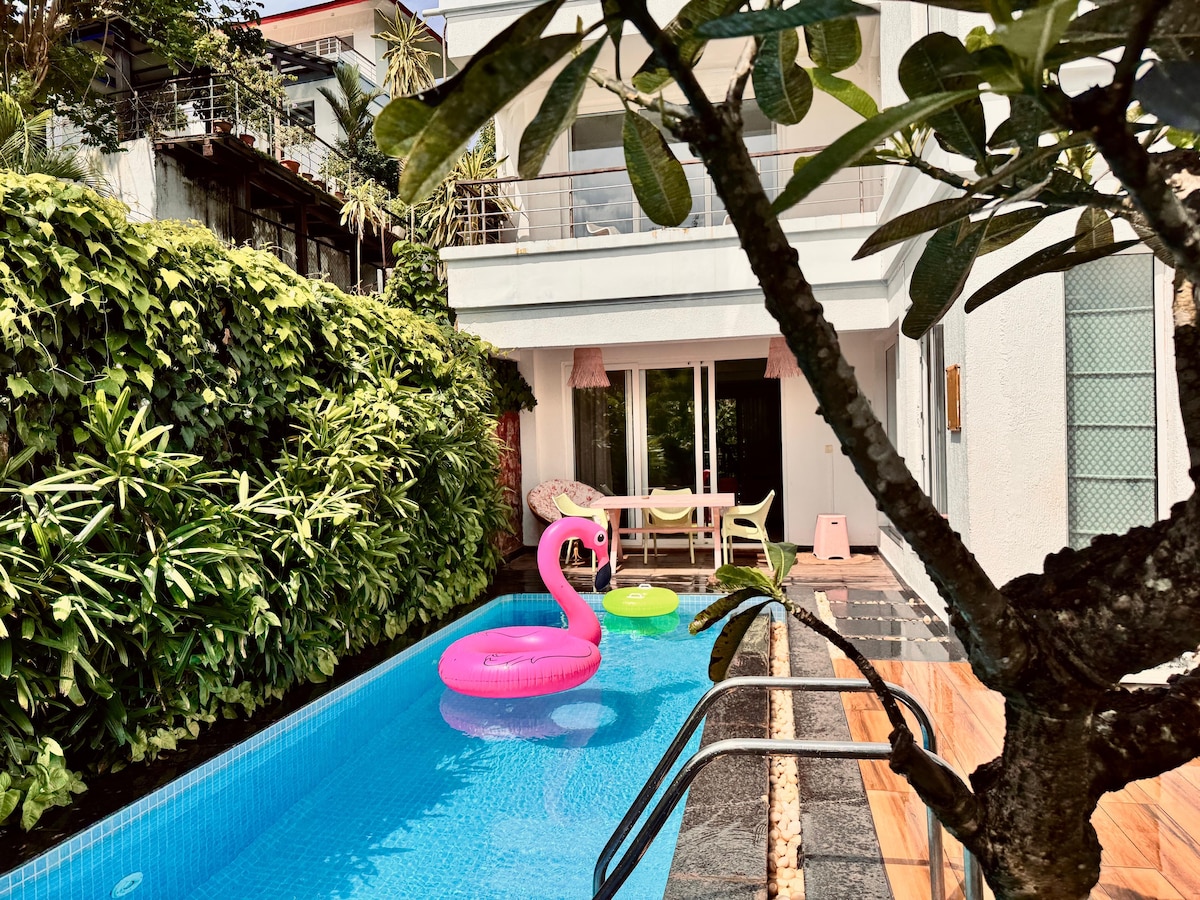 Le Zen Pool Hideaway – Calme tropical à Siolim - Maisons à louer à ...