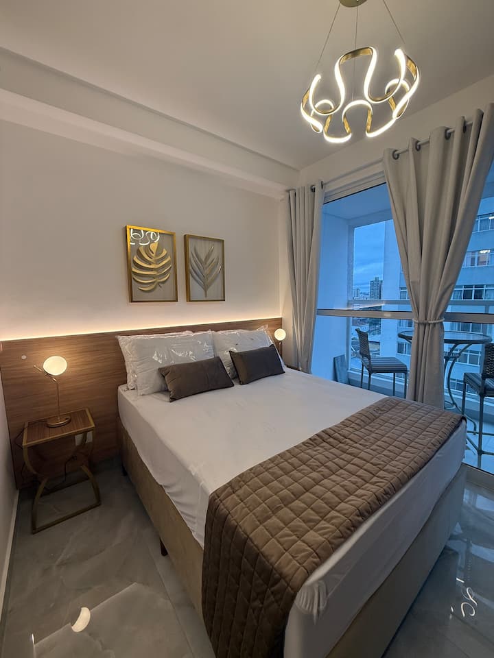 Essenza Manhattan 2 | Olive-green Luxury Studio - Brazil