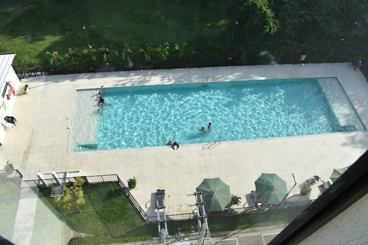 Cozy Apt+gym+pool+tv+kitchen+wifi+court@ibague - Ibagué