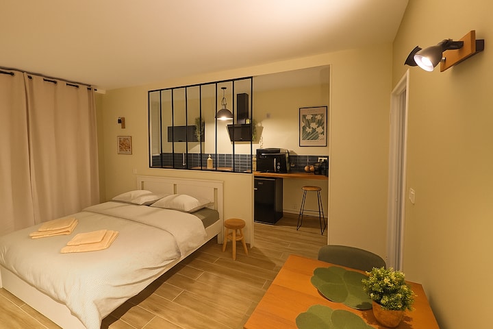 Studio Spacieux Et Cosy à 8 Min De L’aéroport - Aquaspace