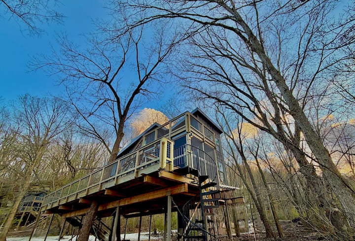 Treehouse 4 - Treehouses At Starved Rock - Starved Rock State Park, Oglesby