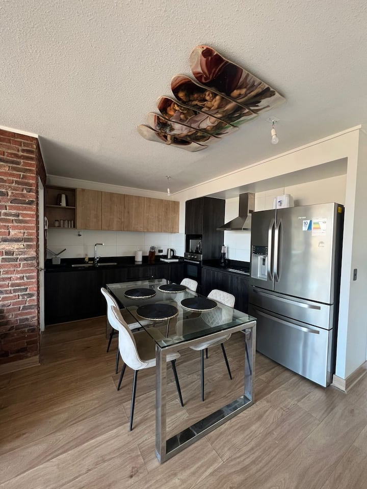 Moderno Y Luminoso Departamento - Santiago