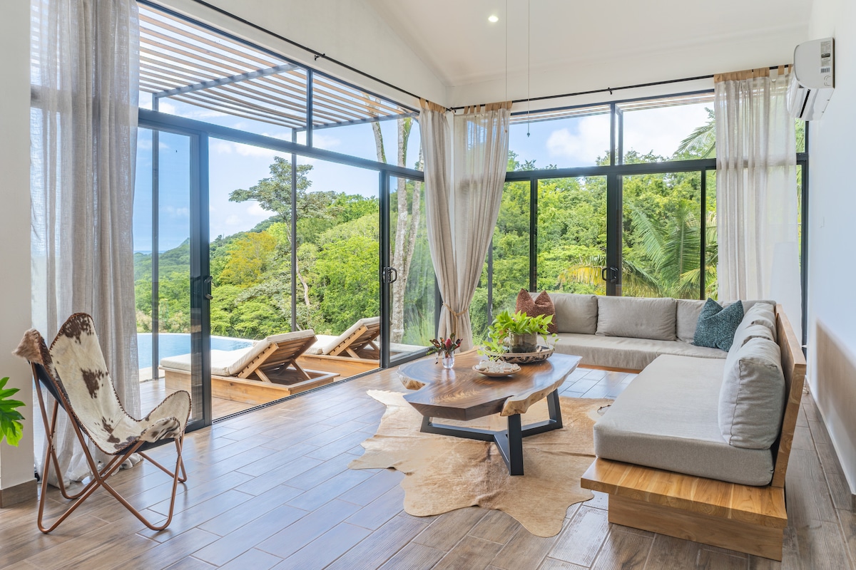 Brand-New Jungle Hideaway with Ocean View - Houses for Rent in Nicoya ...