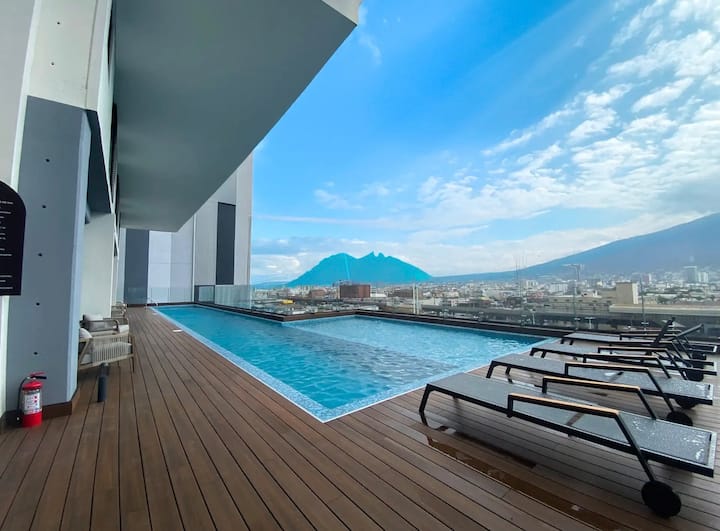 Departamento Monterrey
Nuevo/factura/pool/skyline - Monterrey