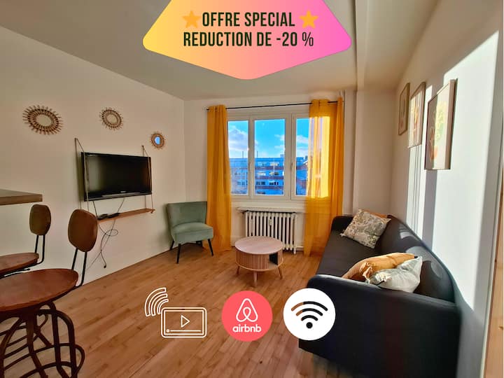 Séjour Paisible Avec Vue Dégagée, Confort Moderne - Maisons-Alfort