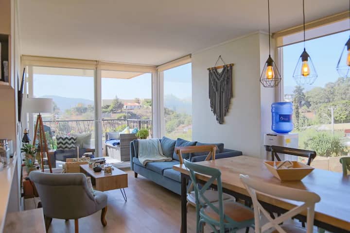 Refugio Papudo Vista Al Mar Y A Pasos De La Playa - Papudo