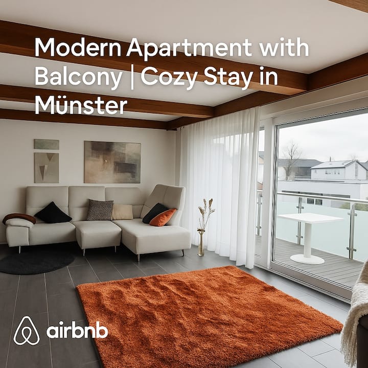 Wohnung Mit Balkon & Parkplatz, 10 Min Zum Zentrum - Münster