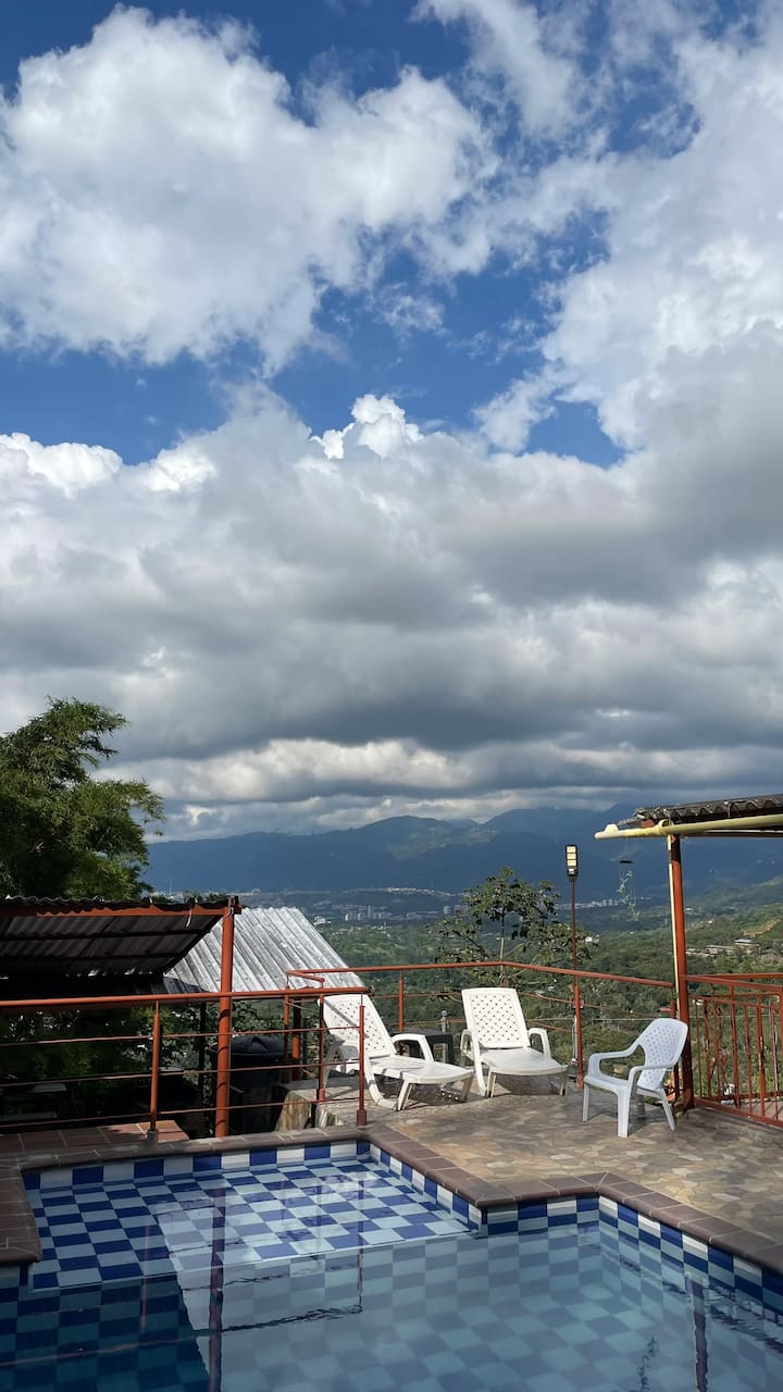 Villa Familiar Acapulco: Piscina, Bbq Y Vista 180° - Girón