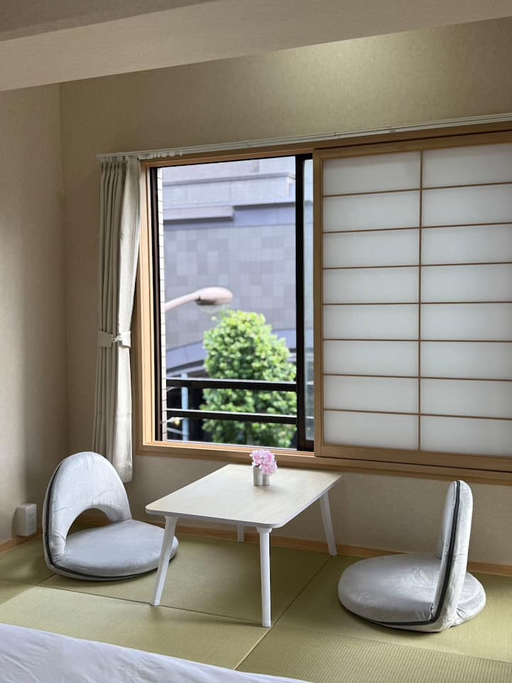 新宿区早稻田大学徒步3分 1k24平 周边生活便利 有电梯阳台 新装修和室 直达 日本桥 池袋 新宿 - 池袋