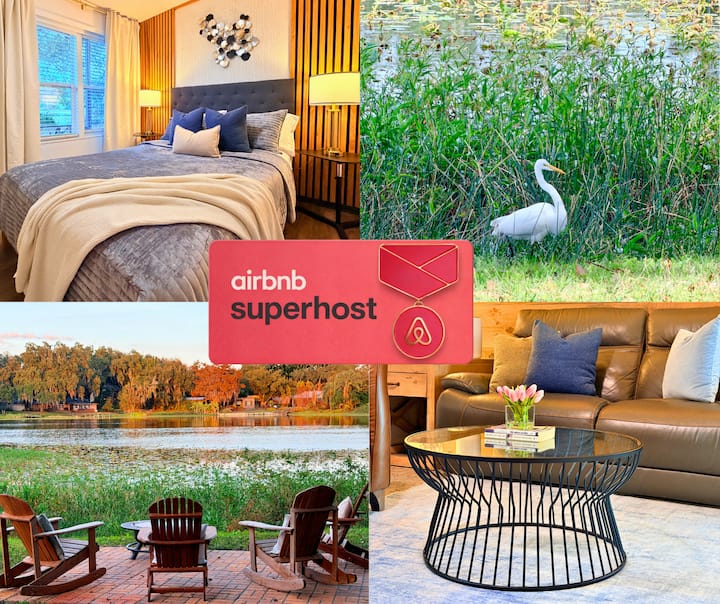 New! Quiet Lakefront Retreat Near Downtown Orlando - Orlando, FL