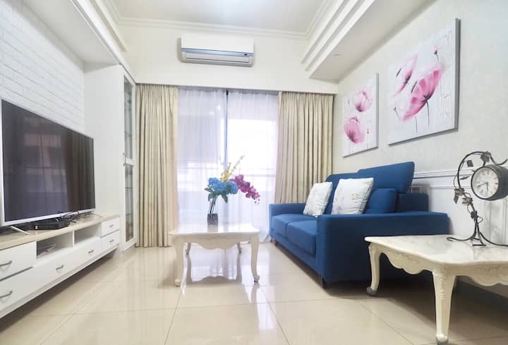 台北車站(Q-square)美式溫馨三房 ( 3 Bed Room) - Taipei