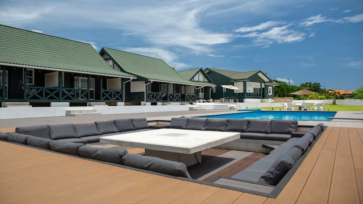 ビーチフロント!屋外プール&無料レンタカー&無料駐車場&Bbqグリル付き/嬉しい5棟貸切の最大21名 - 이시가키시