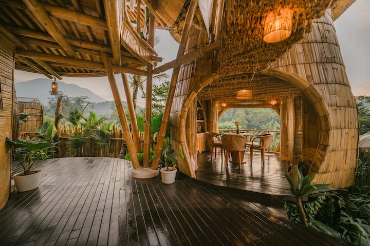 Eco Bamboo Villa Sidemen Bali - Sidemen