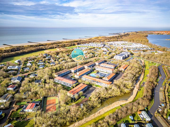 New! Family Apartment: 2 Rooms & Swimmingpool - Domburg