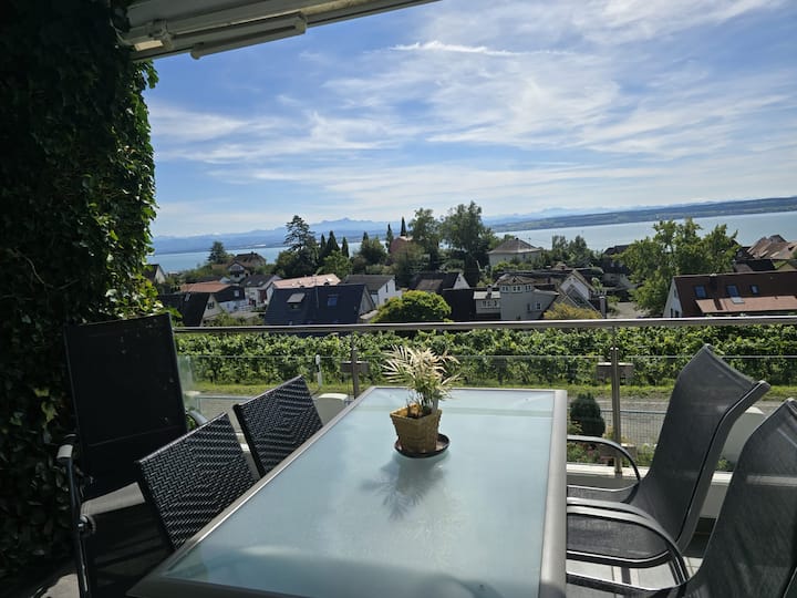 Panoramasicht Auf Bodensee Und Meersburg, Wohng.c - Meersburg
