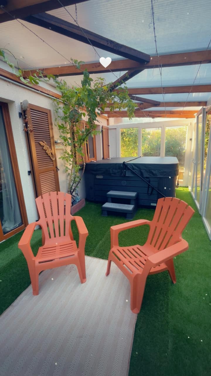 Maison Chaleureuse Avec Jacuzzi, Billard… - Lac de Pierre-Percée