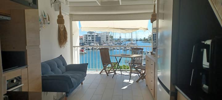 Appartement Vue Mer Et Marina à Coté Du Golf - Saint-François