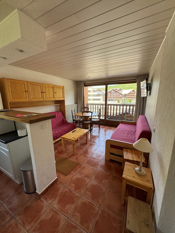 Logement Haut De Station Au Pied Des Pistes 4 Pers - Auris-en-Oisans