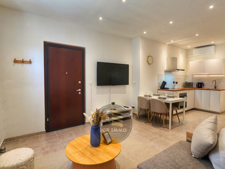 2 Chambres - Proche Gare/gem - Climatisation-calme - Grenoble