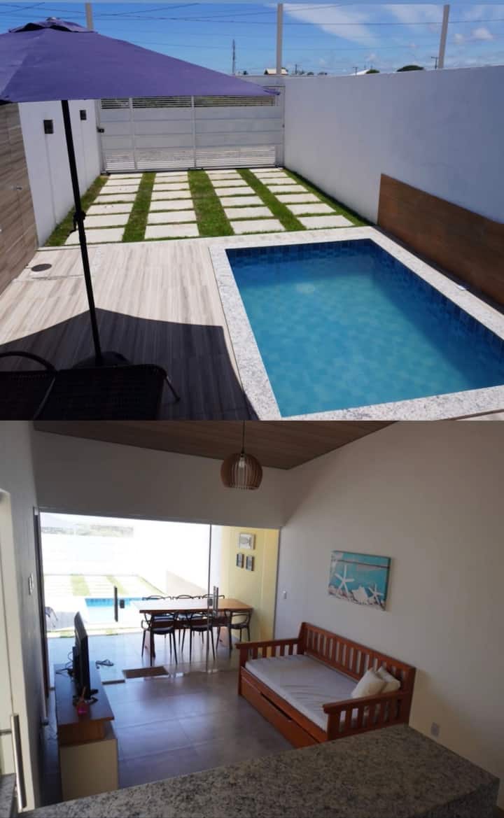 Casa Pé Na Areia - Prado, Brazil