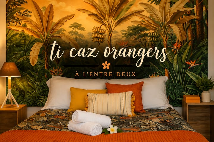 Ti Caz Orangers. Grande Maison Nature & Randonnée - Saint-Benoît